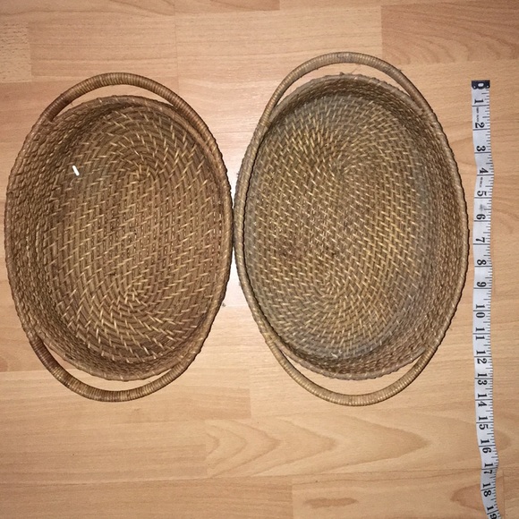 Other | Woven Oval Baskets | Poshmark